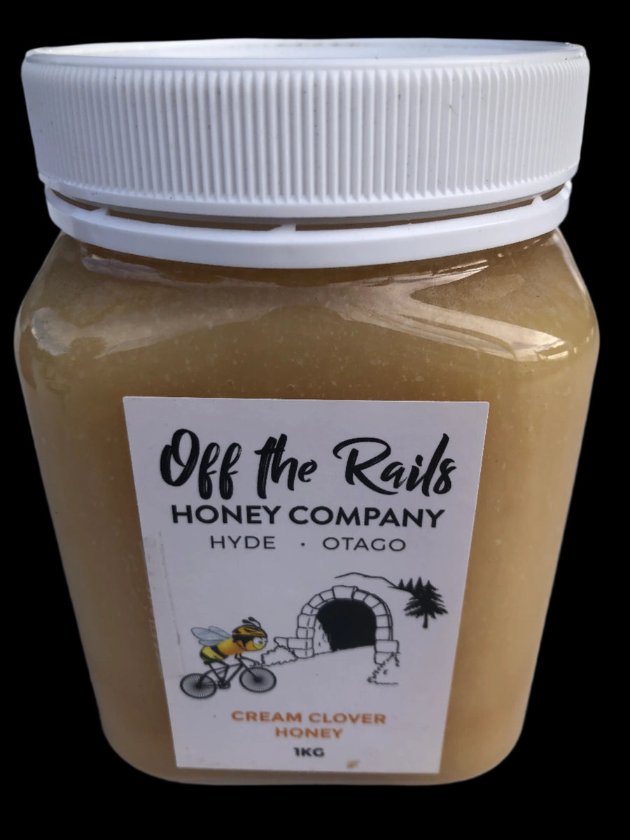 Off the Rails Cream Clover Honey 1kg – Fairview Orchard