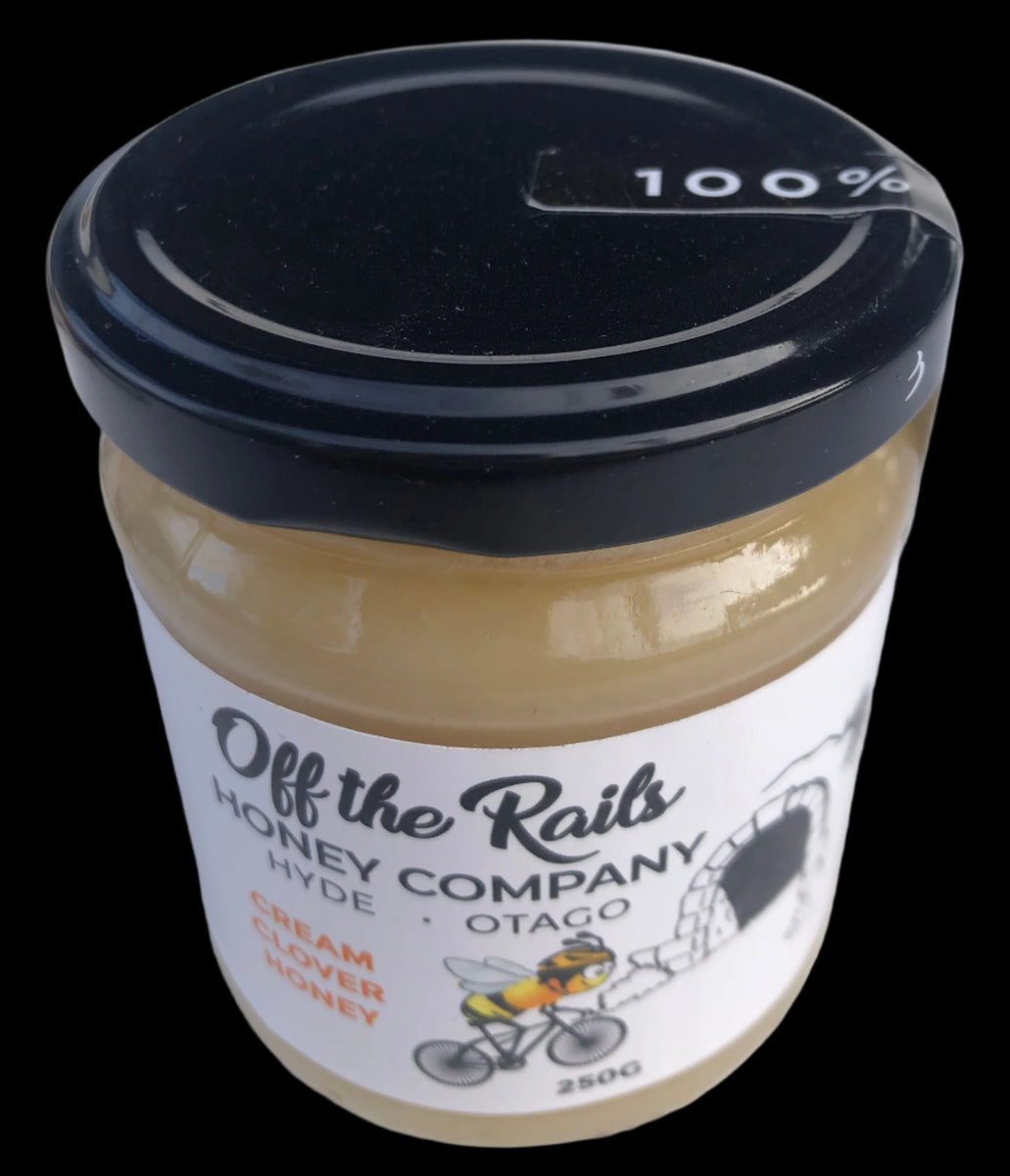 Off the Rails Cream Clover Honey 250g – Fairview Orchard